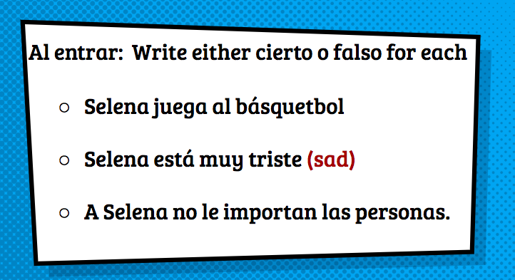 Classroom Management Part 8: Do Nows! – La Maestra Loca