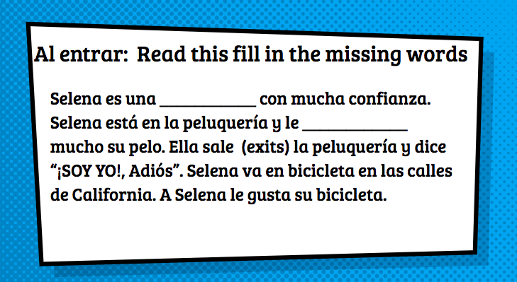 Classroom Management Part 8: Do Nows! – La Maestra Loca