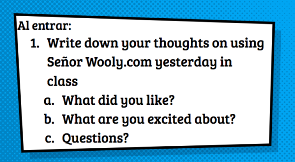 Classroom Management Part 8: Do Nows! – La Maestra Loca