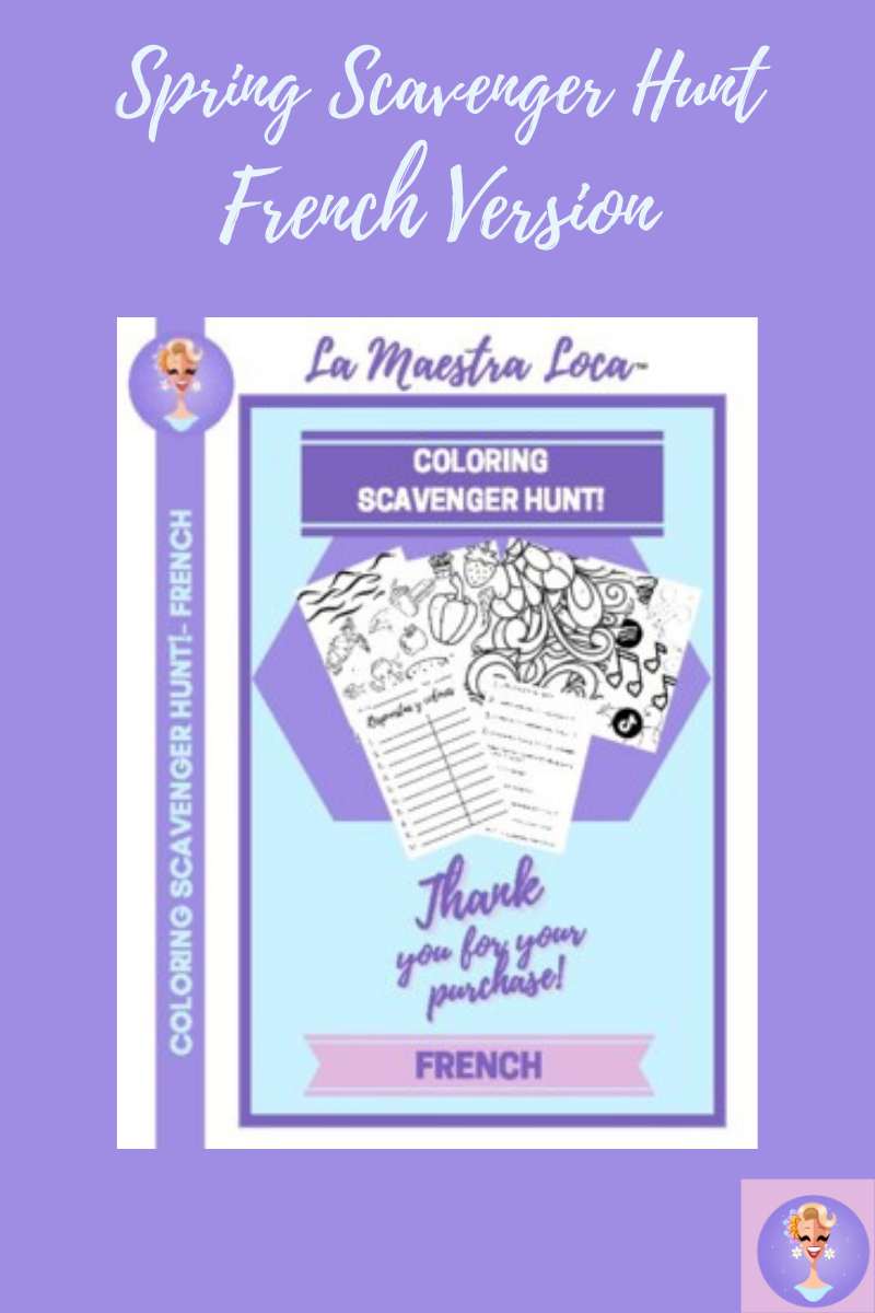 Spring Scavenger Hunt for World Language Students – La Maestra Loca