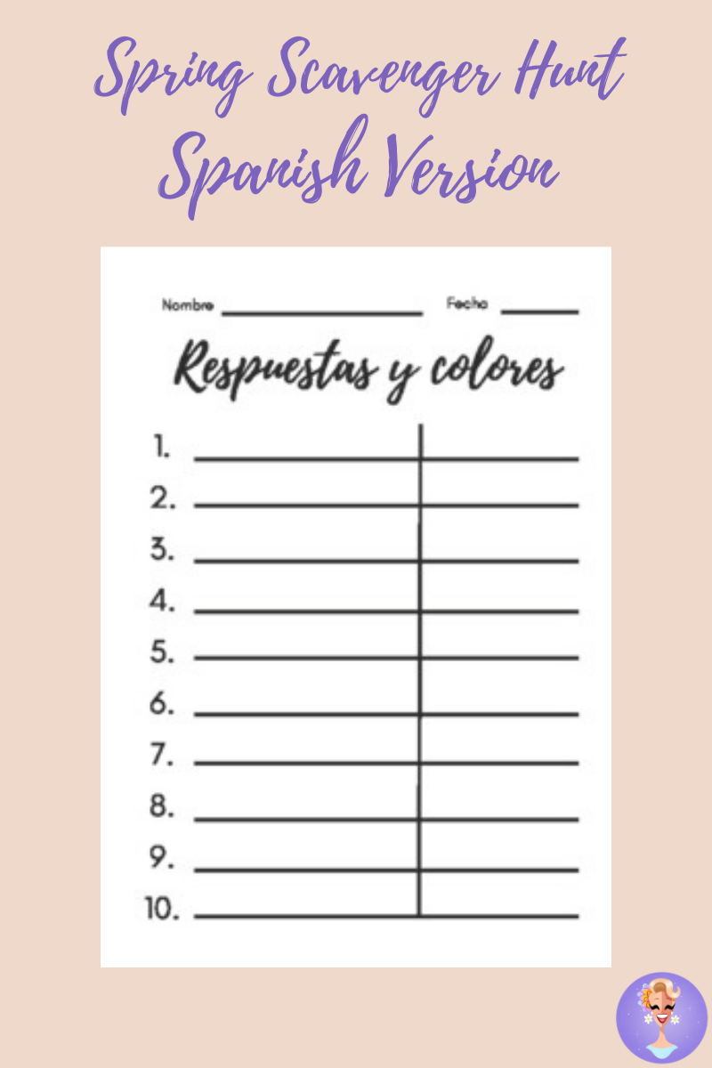 Spring Scavenger Hunt for World Language Students – La Maestra Loca