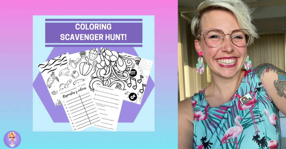 Spring Scavenger Hunt for World Language Students - La Maestra Loca